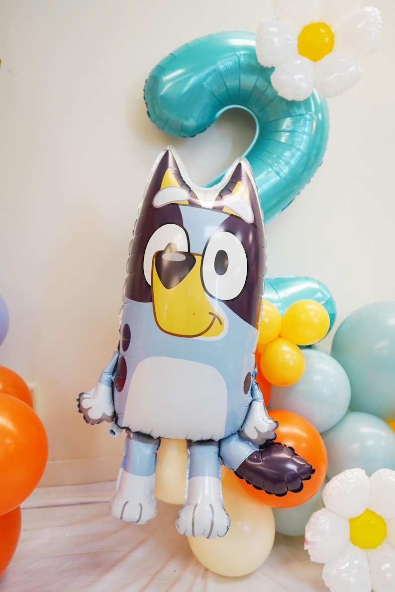 Globos de aluminio de Bluey y Bingo: Set de decoración para fiesta de ...