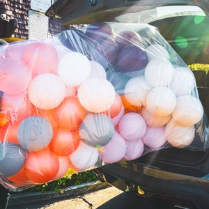 Jumbo Transparent Balloon Storage Bag, Large, 98*60 Inch, Great for ...