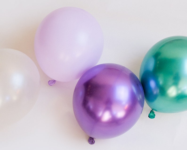 Splish Splash Mermaid Themed 1st Birthday Balloon Garland Kit | Etsy