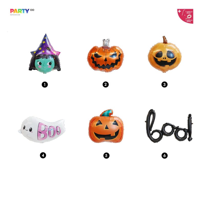 Globos de Halloween 2024: Decoración de fiesta de fantasmas, brujas y ...
