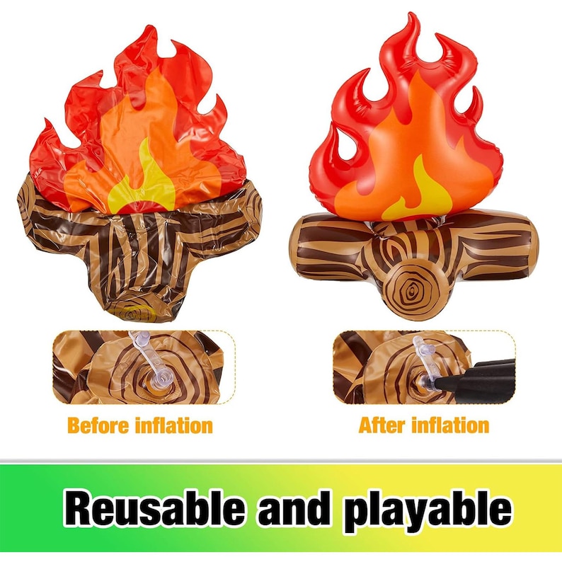 Inflatable Campfire: S'mores Party Bonfire Decoration - Etsy