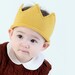 1st Birthday Crown / Knit Handcraft / Mustard Birthday Hat for - Etsy
