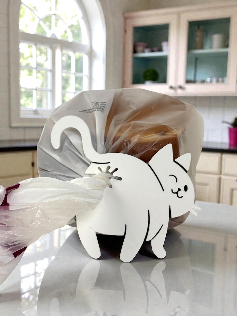 Funny Cat Butt Bread Clip: 3D Printed Reusable Bag Sealer Snack Kitchen Organizer Gift - Etsy