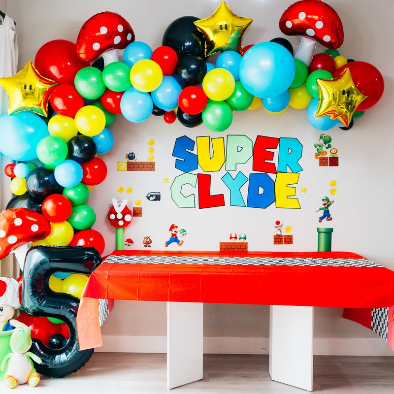Mario Balloons - Etsy