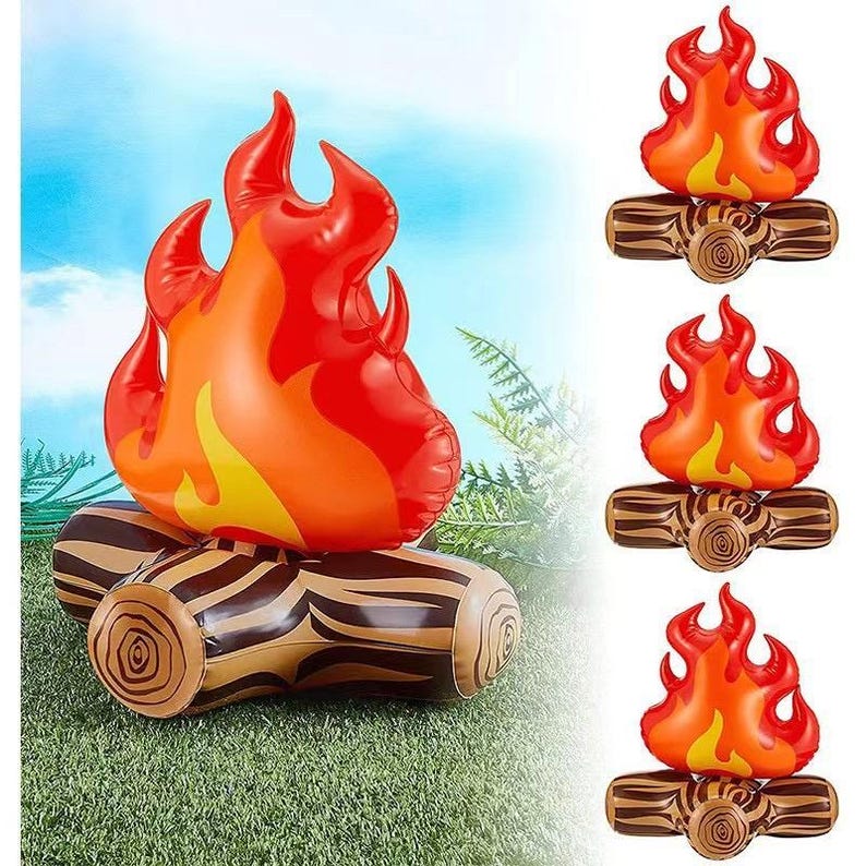 Inflatable Campfire: S'mores Party Bonfire Decoration - Etsy