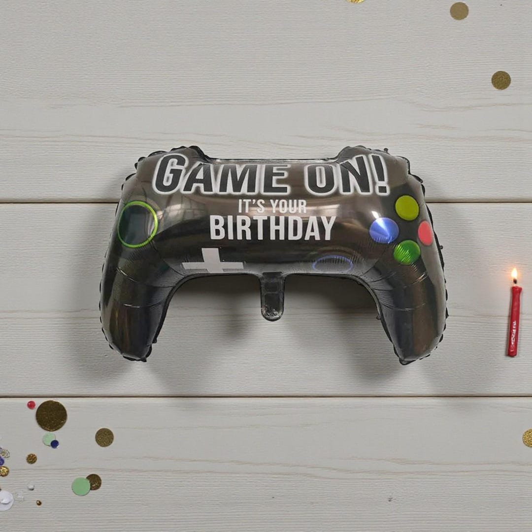 Game Controller Balloon: 24-inch Gamer Birthday Party Decoration - Etsy
