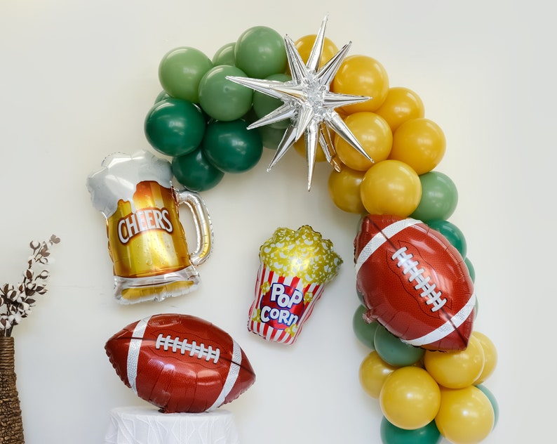 Green Bay Packers Football Theme Balloon Garland Boy's - Etsy