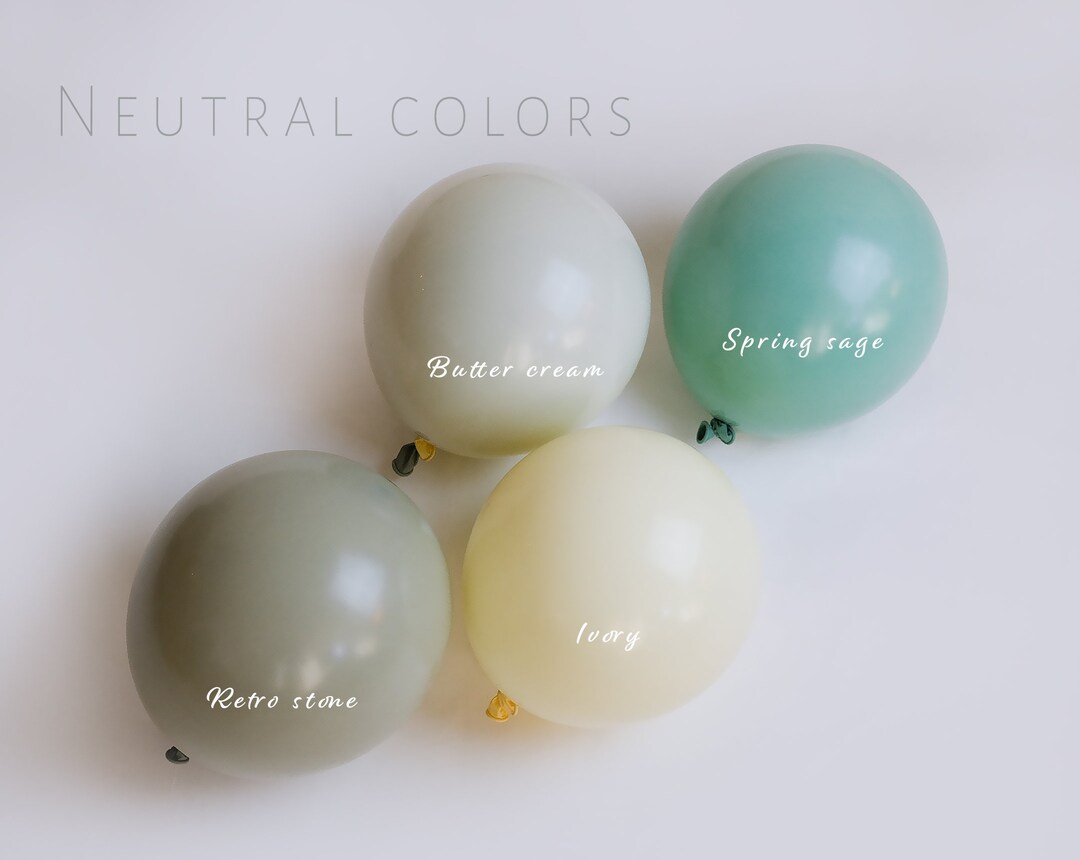 Boho Neutral Spring Color Balloon Garland | Arch Balloon Garland DIY ...