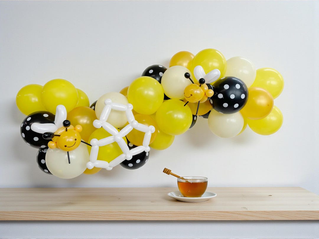 Bumble Bee Balloon Garland Kit: 1st Birthday Party Bachelorette Bridal ...