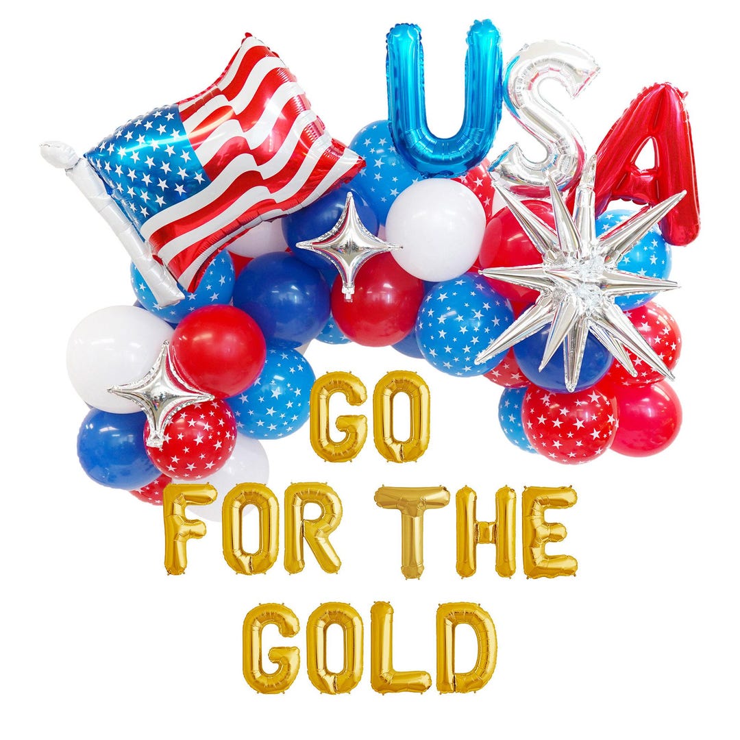 Go for the Gold Garland Set | 2024 Paris Olympics Party Decorations ...