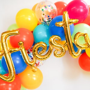 Fiesta Balloon Garland Kit | Bachelorette Balloon Garland | Taco Bout a ...