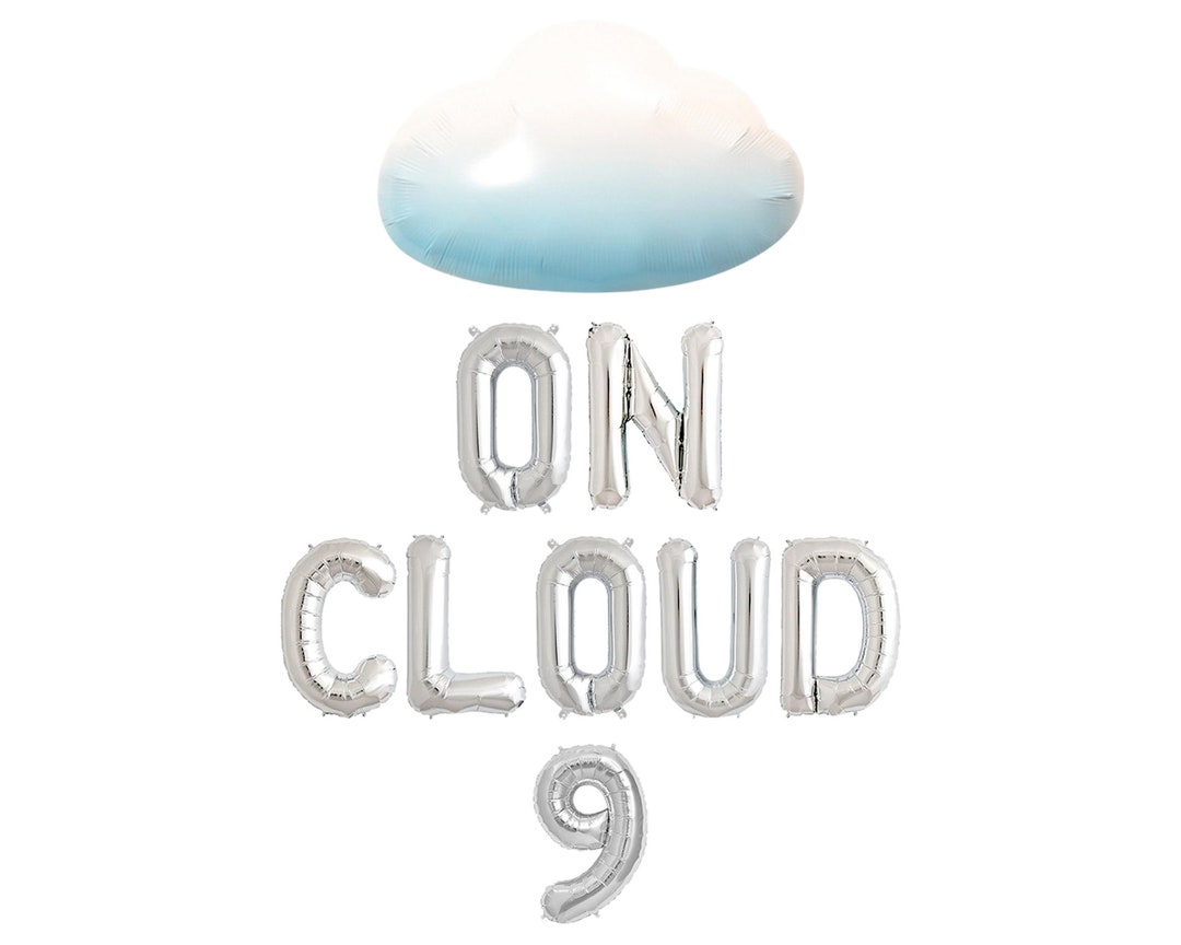 On Cloud 9 Balloon Banner | 9th Birthday Party | 9th Birthday ...