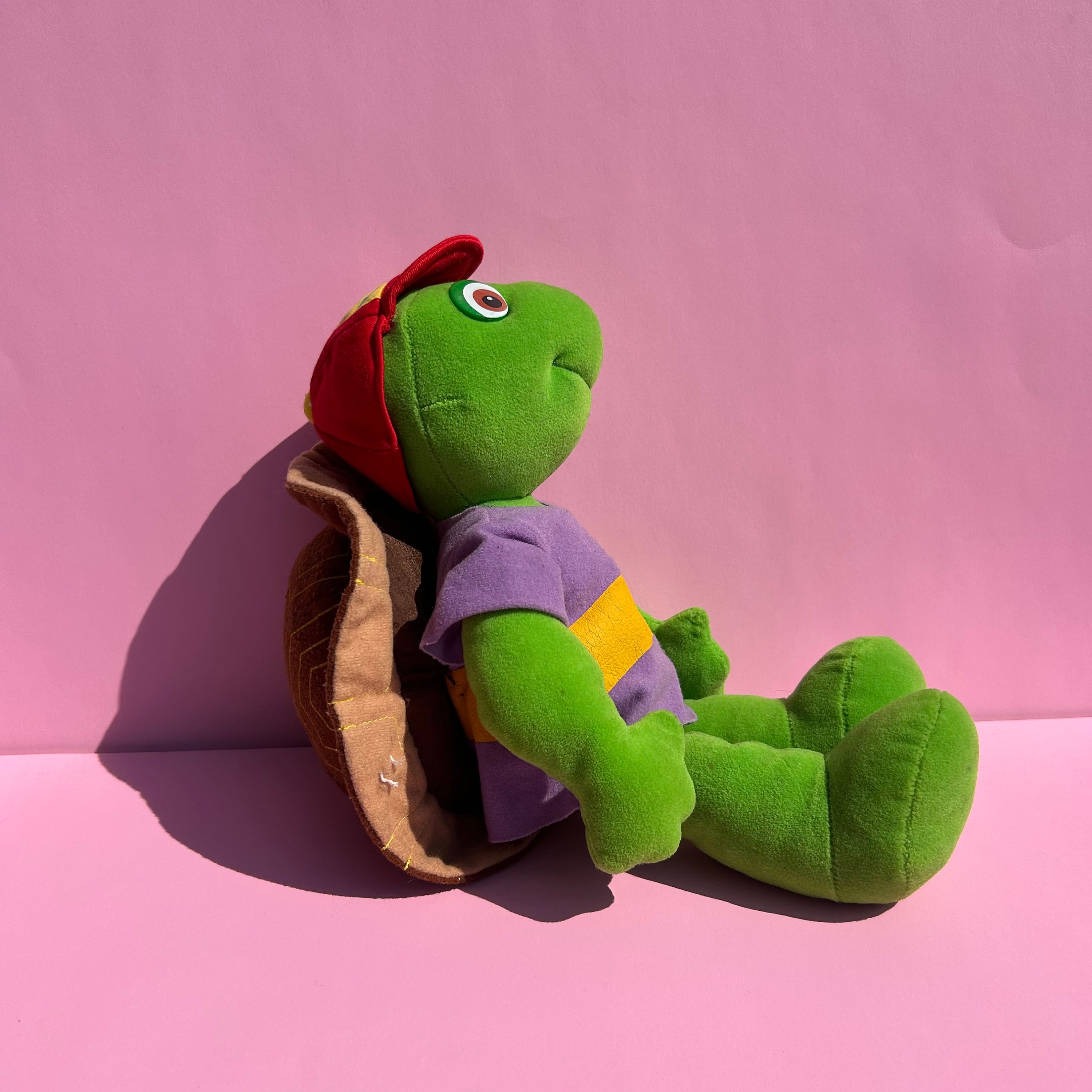 Vintage 1986 Franklin The Turtle Plush Stuffed Toy Cartoon Etsy