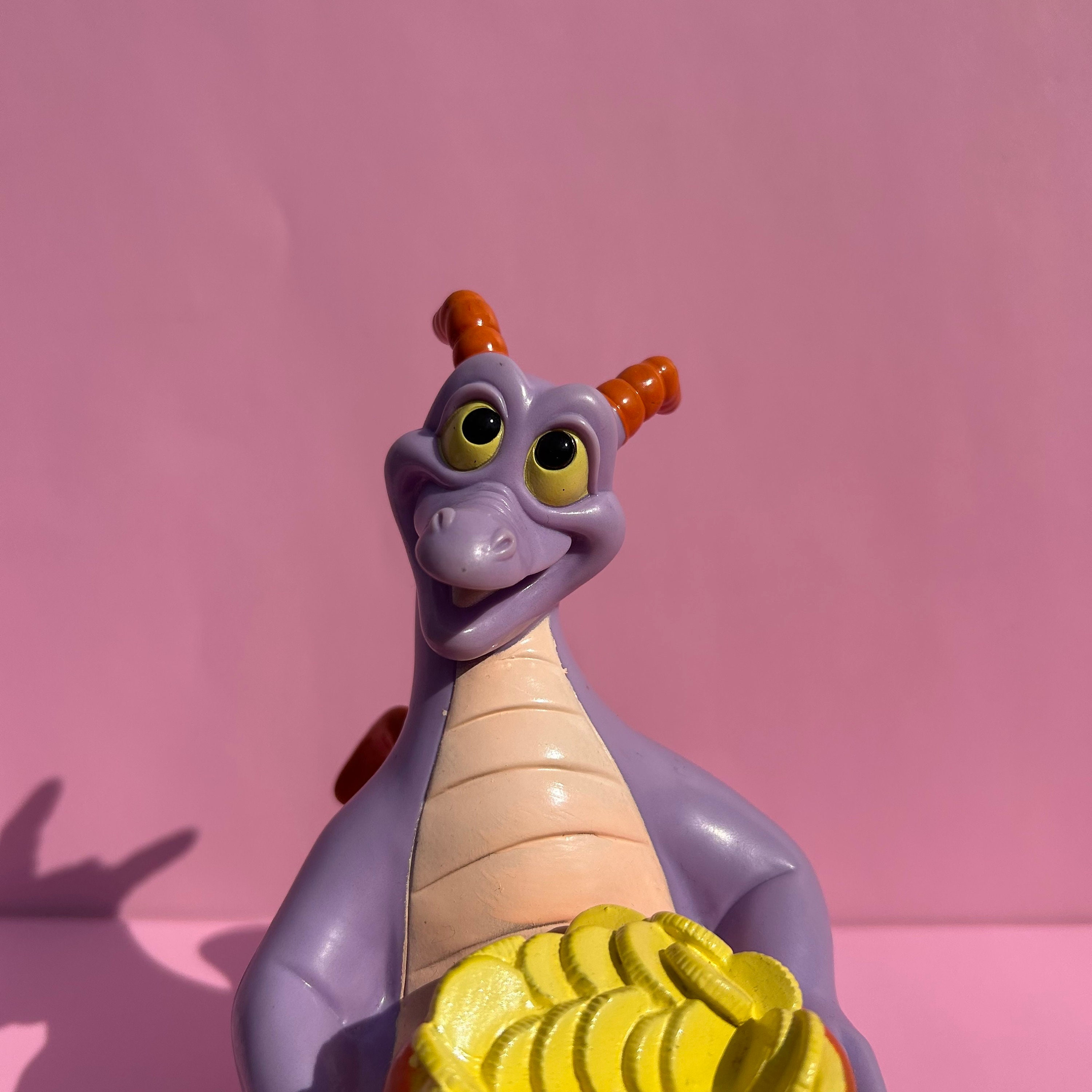 Vintage 1980s Figment Epcot Center Coin Bank PVC Walt Disney - Etsy
