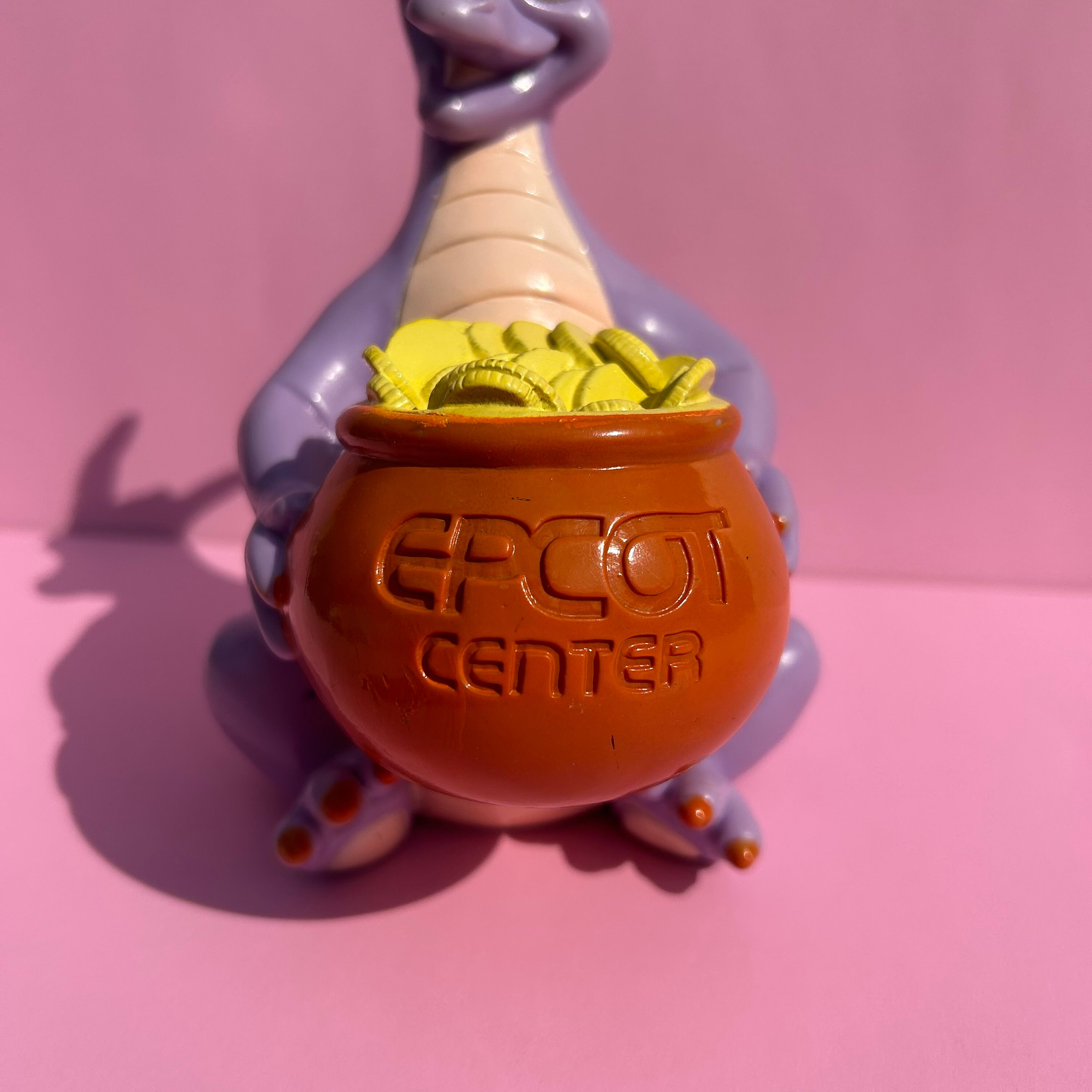 Vintage 1980s Figment Epcot Center Coin Bank PVC Walt Disney - Etsy