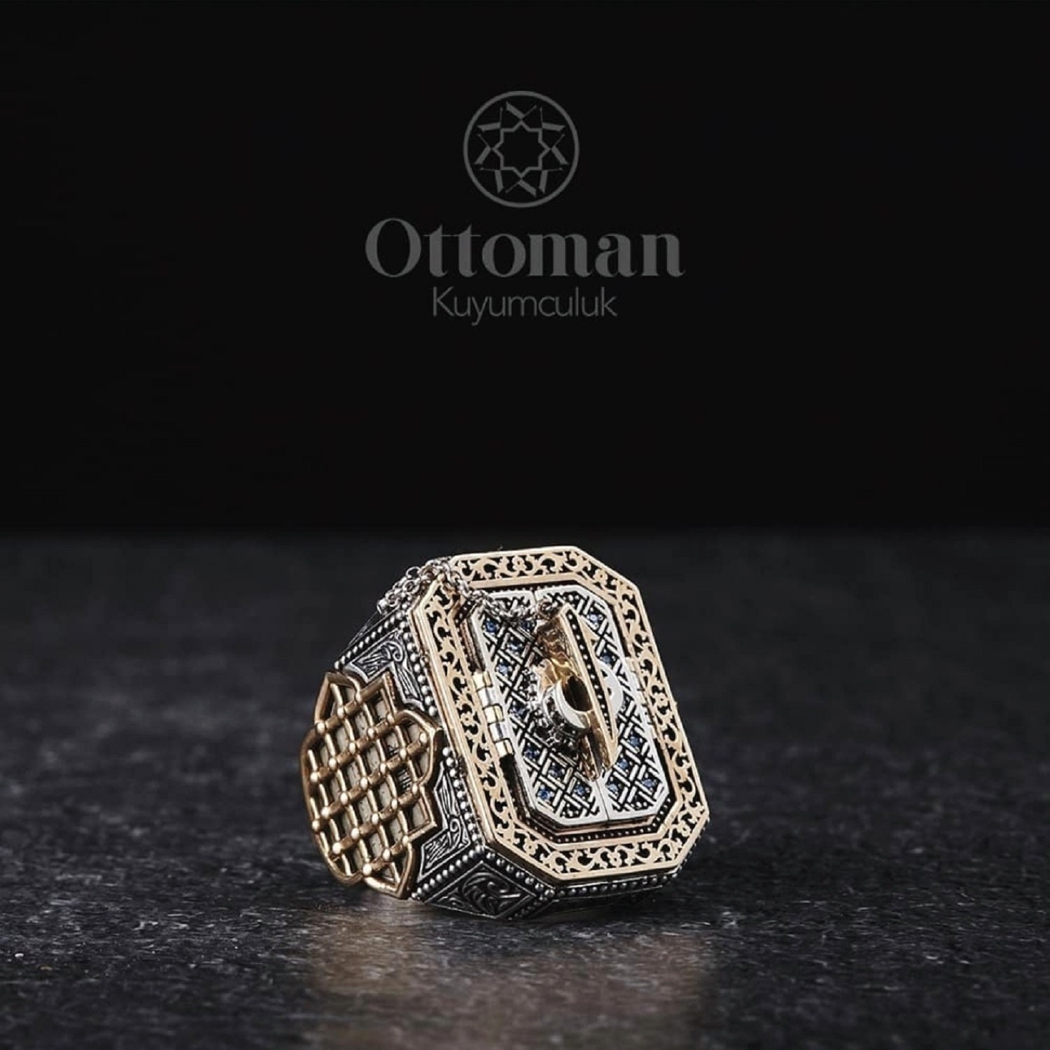 Kaaba Silver Men's Ring-islamic Gifts for Her Kaaba Ring | Etsy Canada