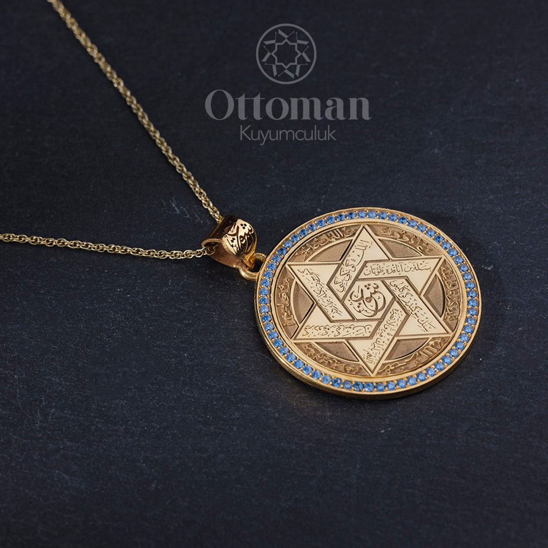 Seal of Solomon Necklace King Solomon Necklace Kabbalah - Etsy