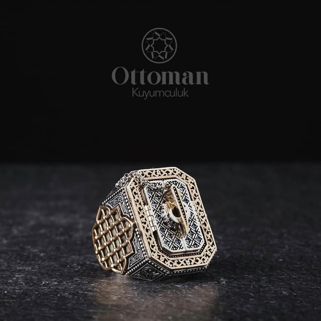 Kaaba Silver Men's Ring-islamic Gifts for Her Kaaba Ring - Etsy Canada