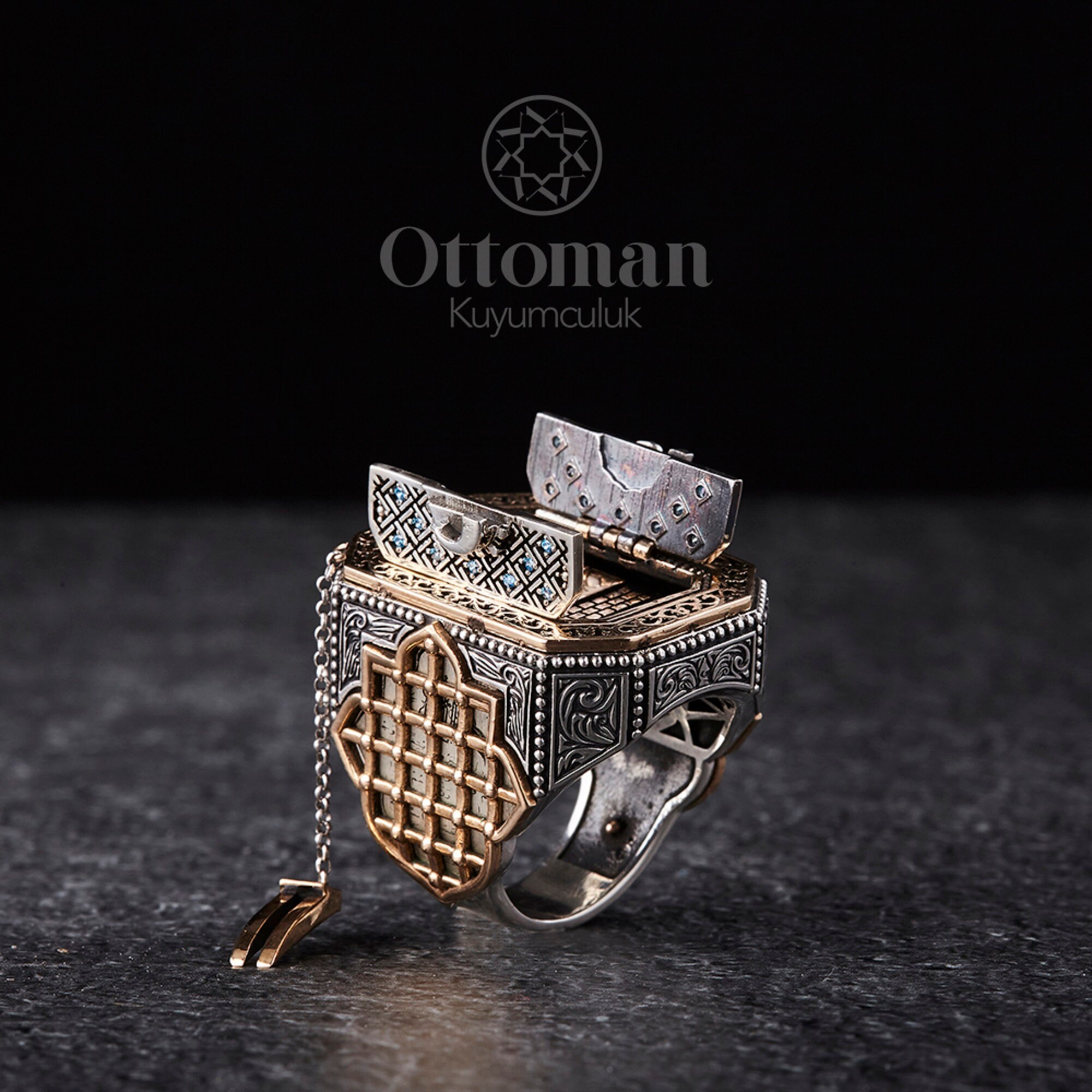 Kaaba Silver Men's Ring-islamic Gifts for Her Kaaba Ring - Etsy Canada