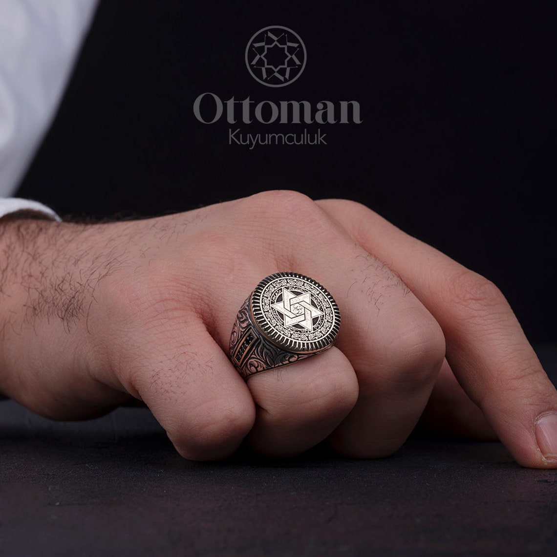 Seal of Solomon Ring King Solomon Ring Solomon Ring - Etsy