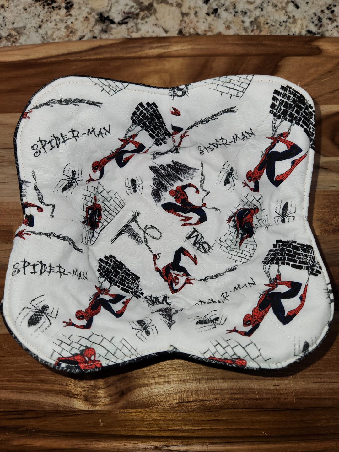 Web-slinging Warmth: Spider-man Bowl Cozy - Etsy