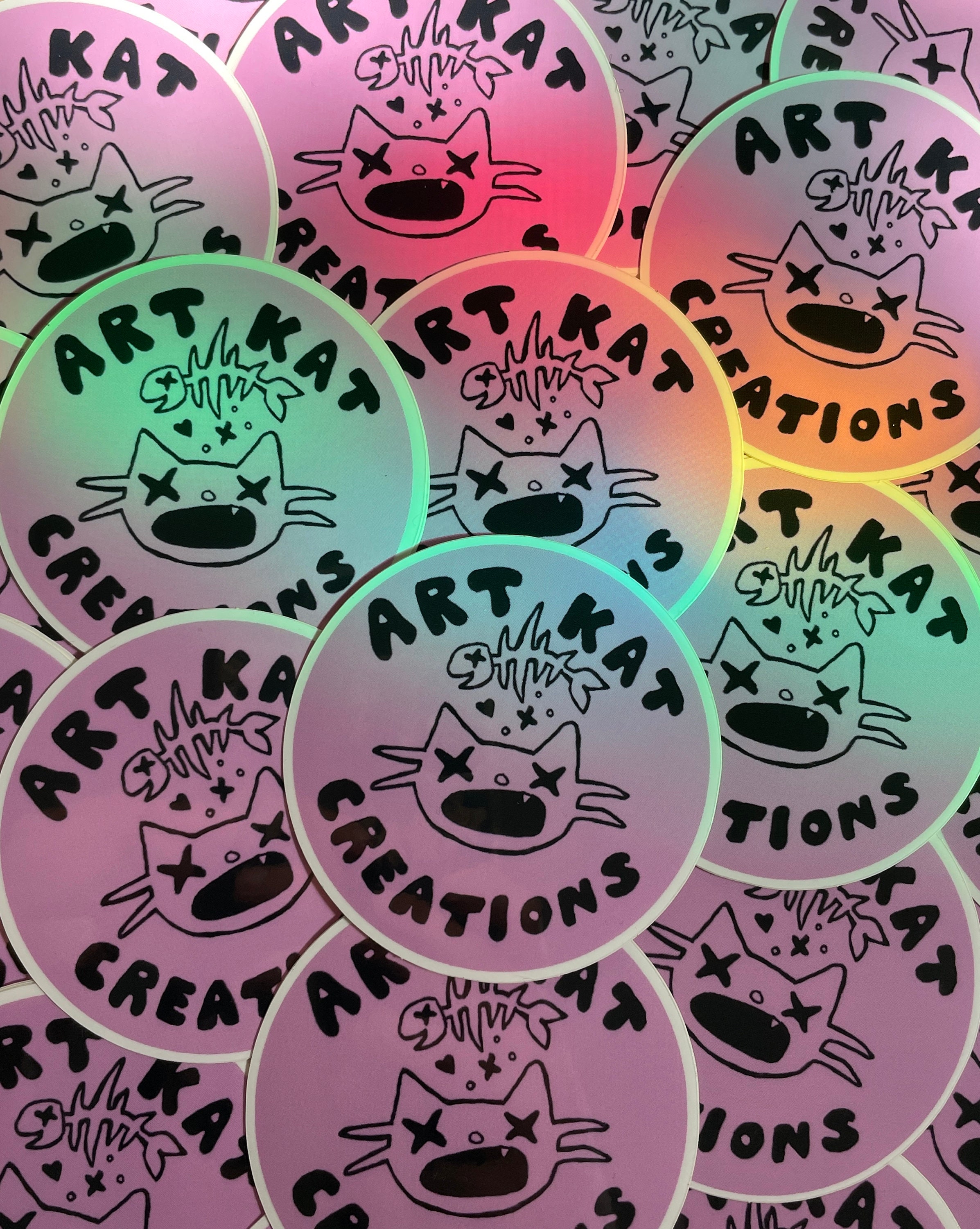 Art Kat Sticker - Etsy