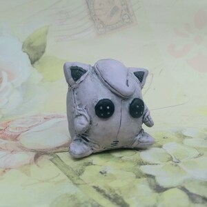 Dingy, Stuffed Jigglypuff Friend From Clay - Etsy