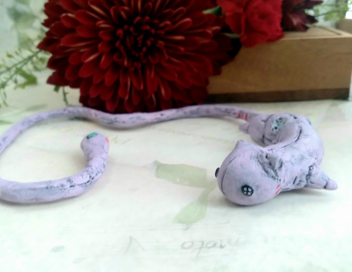 Dingy Distorted Mew Plush Sculpture Mew Figurine With an - Etsy