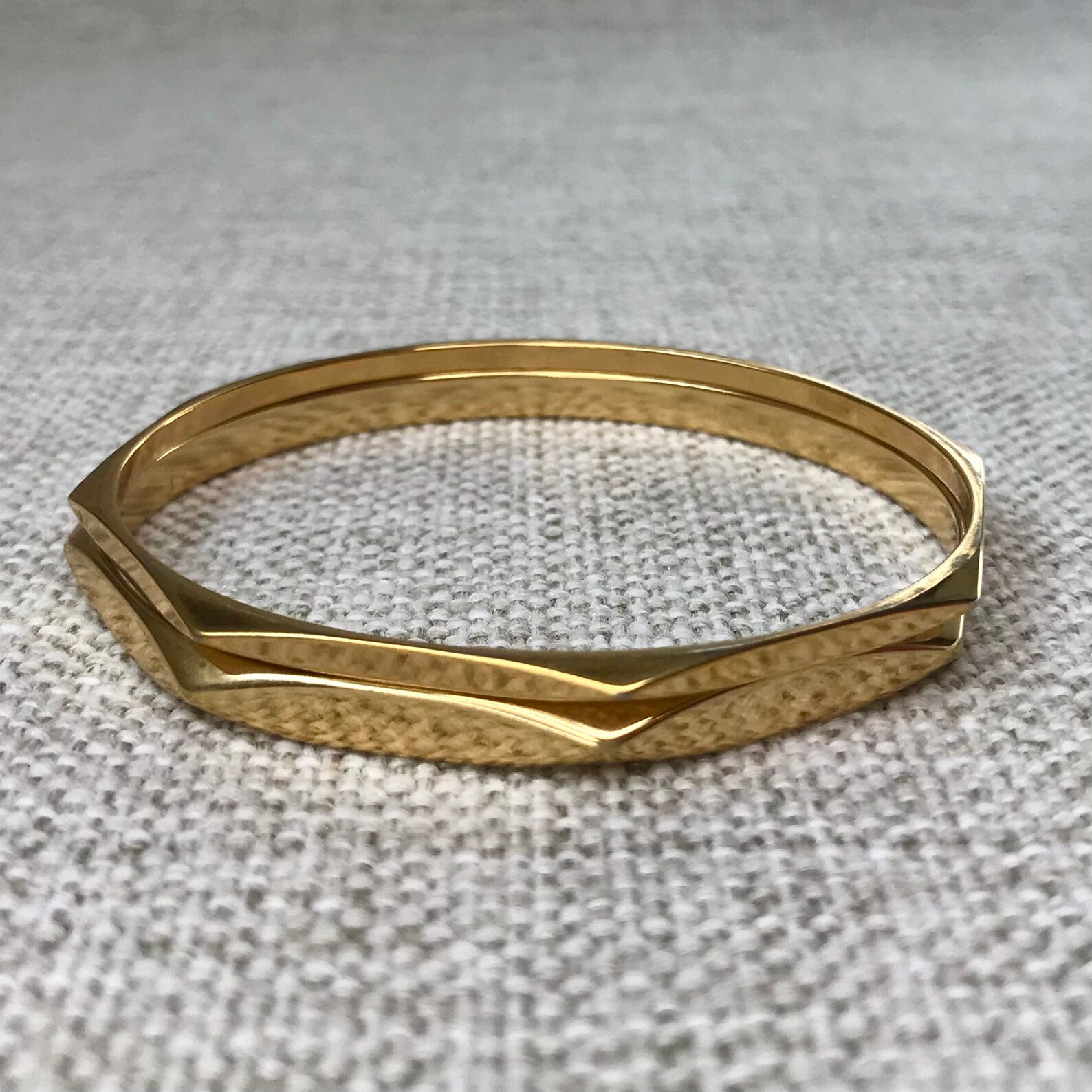 Винтажный браслет Monet Bangle Браслет Набор Золотой Тон - Etsy