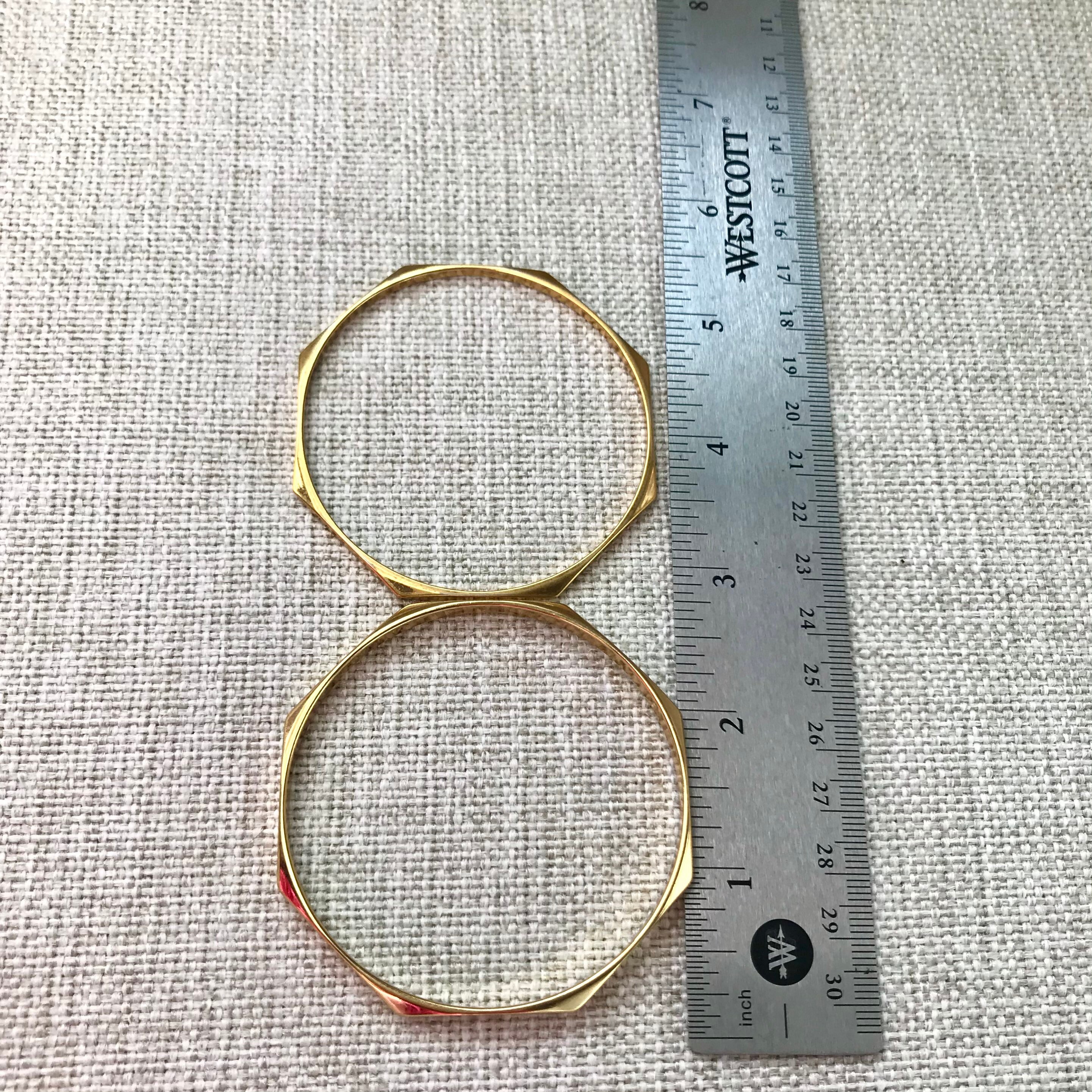 Винтажный браслет Monet Bangle Браслет Набор Золотой Тон - Etsy