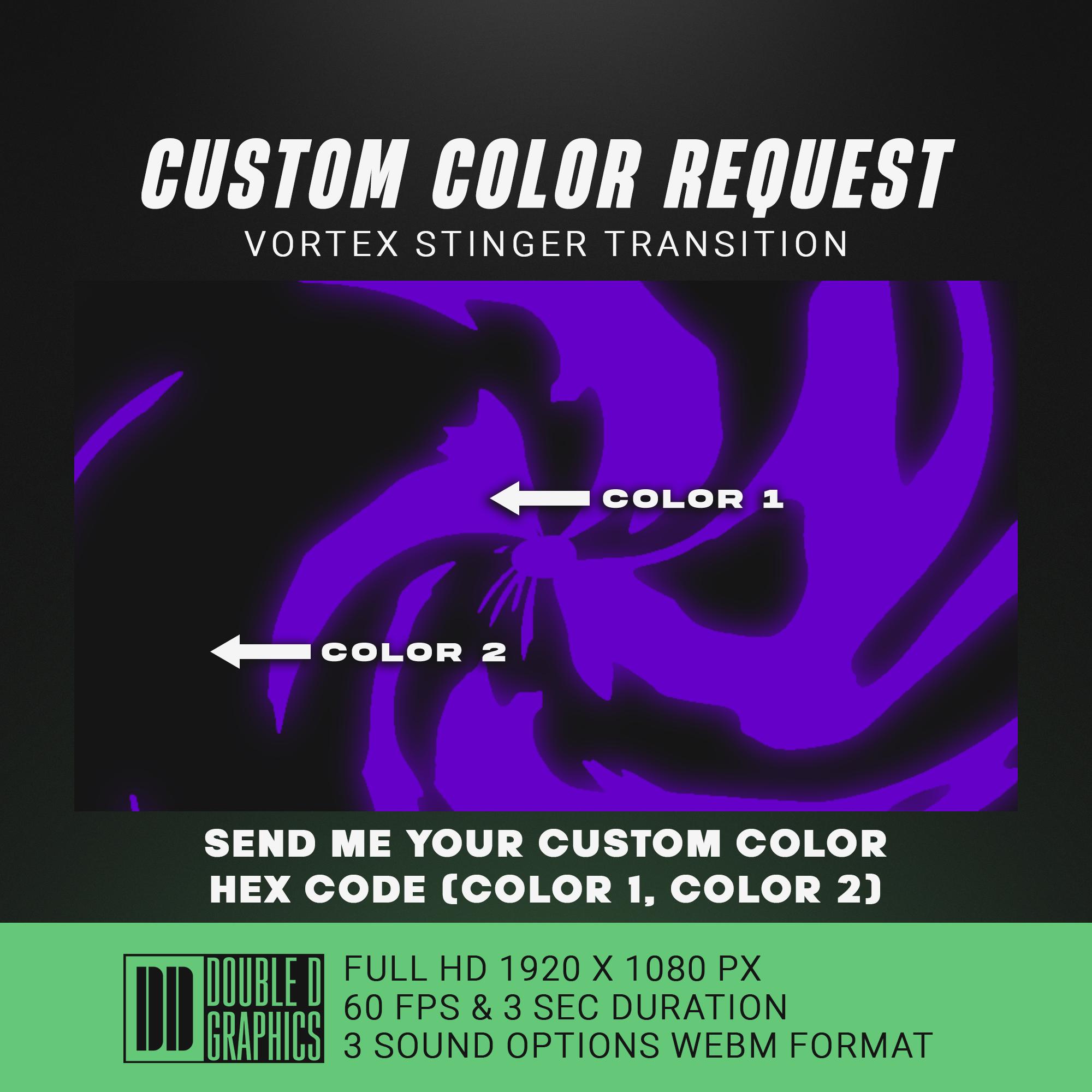 Purple Chaos Vortex Stream Stinger Transition, Animated Scenes, OBS or ...