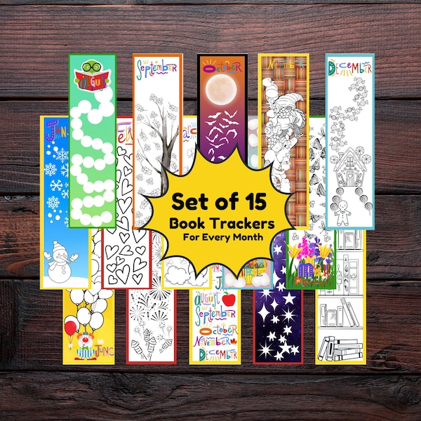 Kids Bookmarks - Etsy