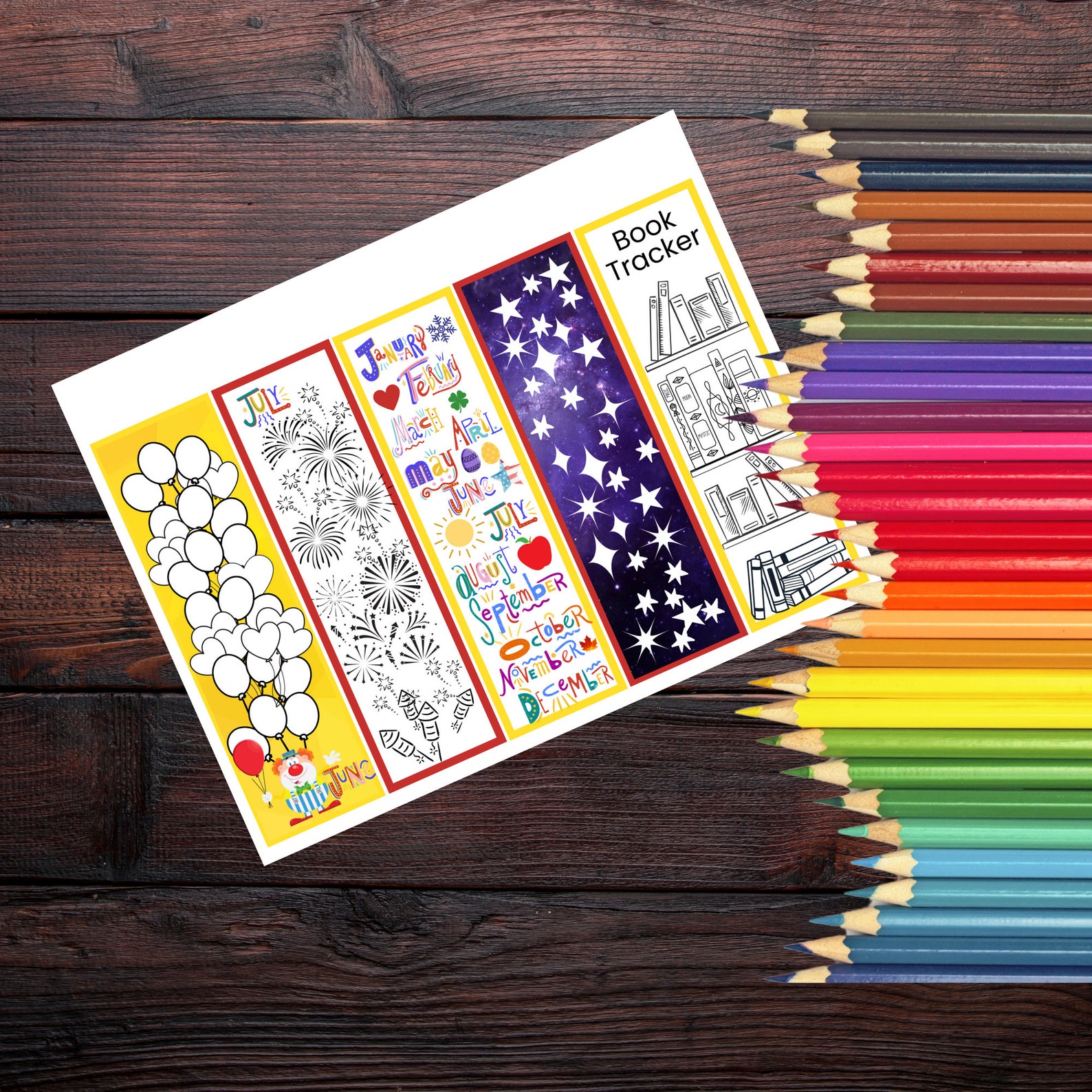 Kid Bookmarks, Book Tracker Bookmarks, Reading Tracker Bookmarks ...