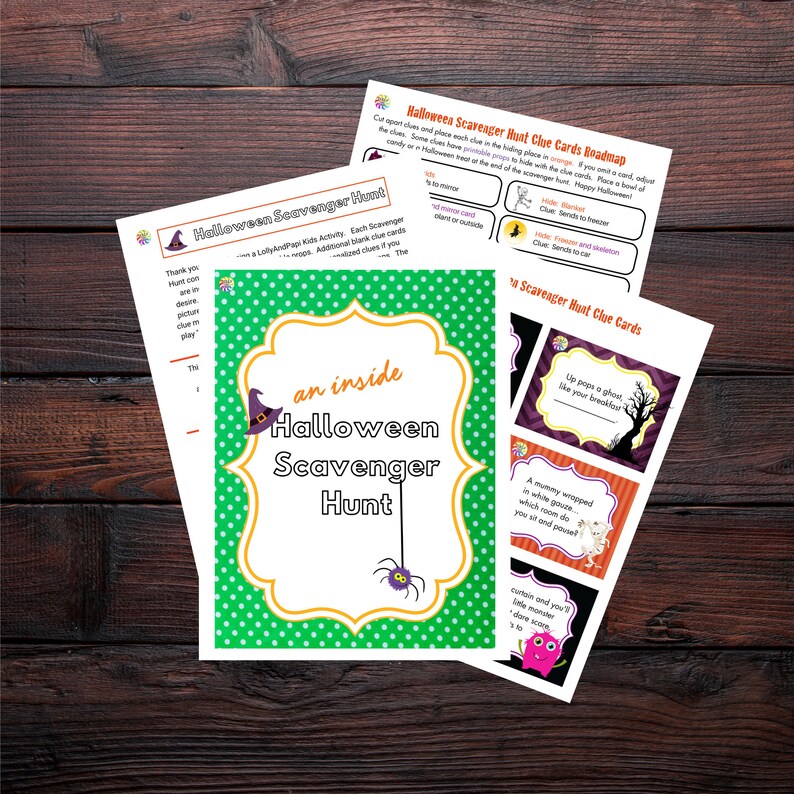 Printable Halloween Scavenger Hunt, Halloween Game for Kids, Halloween ...