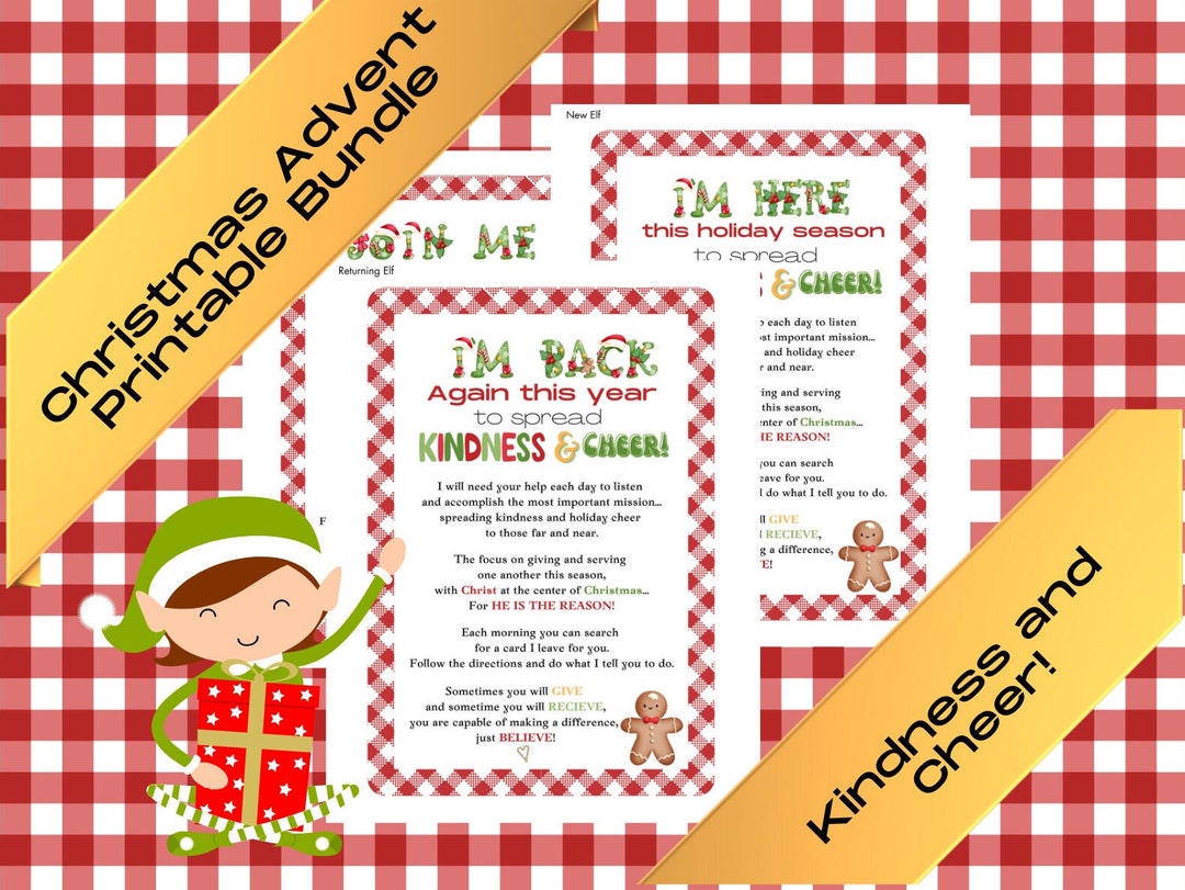 Kindness Christmas Advent: 30 Days of Holiday Cheer (printable) - Etsy