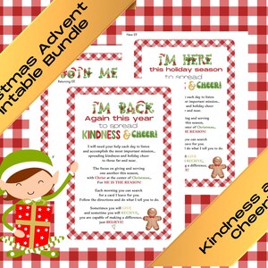 Kindness Christmas Advent: 30 Days of Holiday Cheer (printable) - Etsy