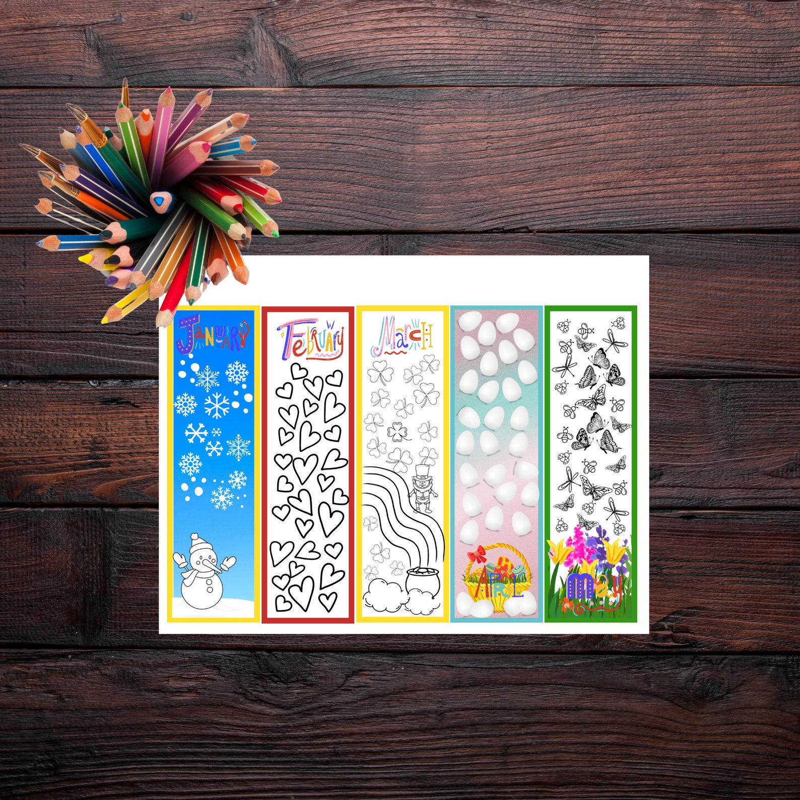 Kid Bookmarks, Book Tracker Bookmarks, Reading Tracker Bookmarks ...