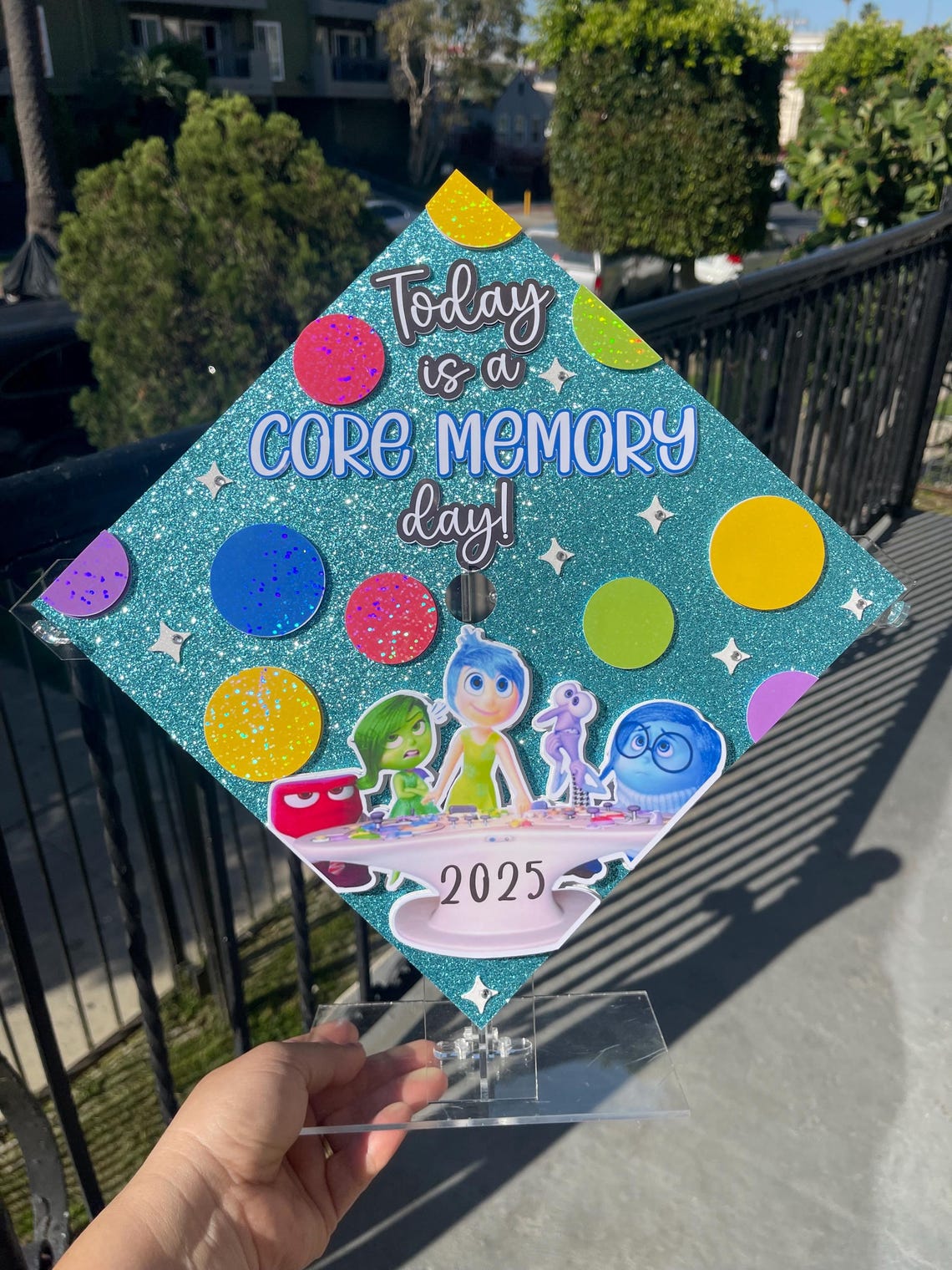 Graduation Cap Topper Class of 2026 Inside 2026 Out Glitter - Etsy