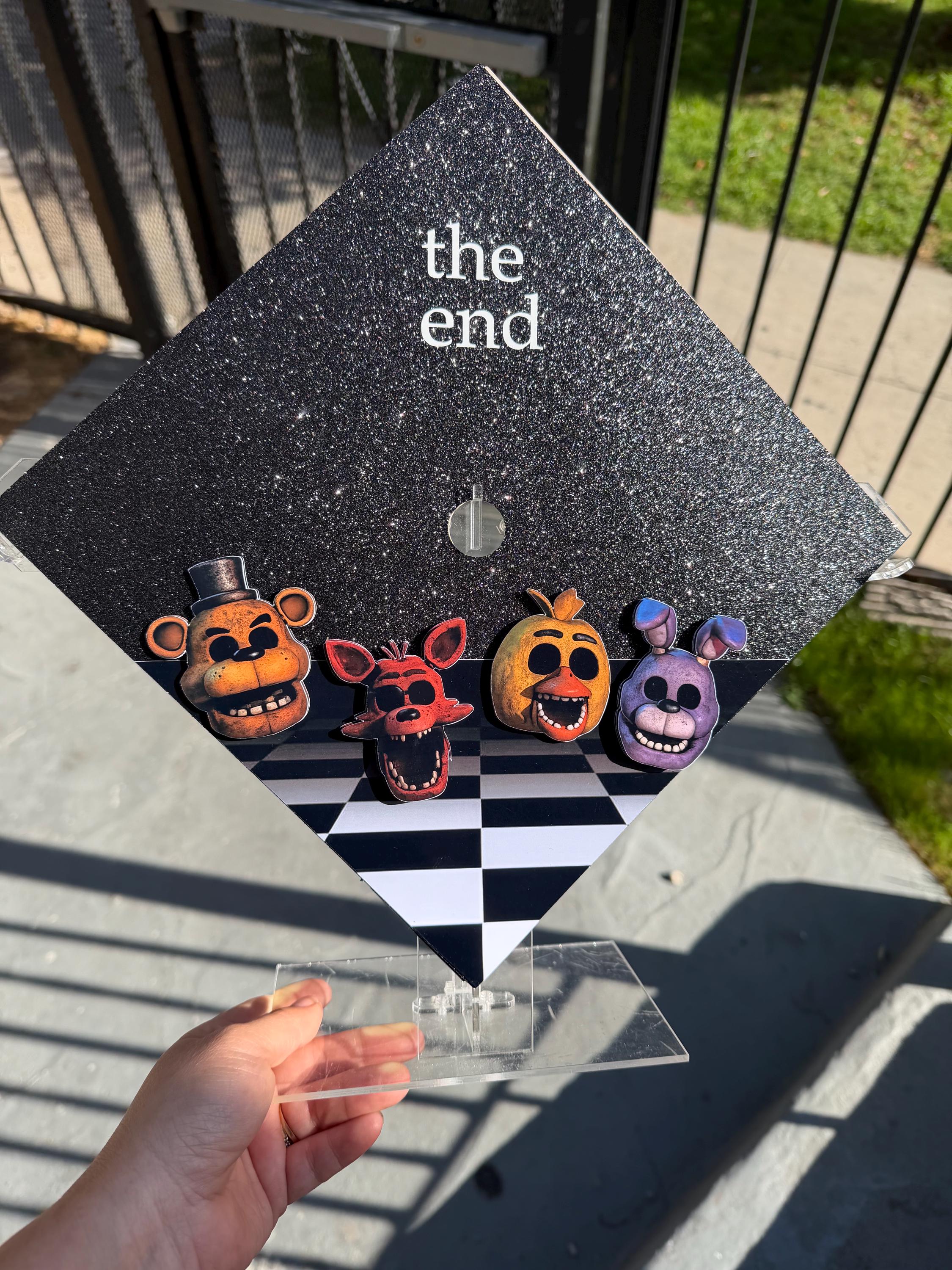 FNAF Graduation Cap Topper | Five Nights at Freddy’s Grad Cap | Class ...