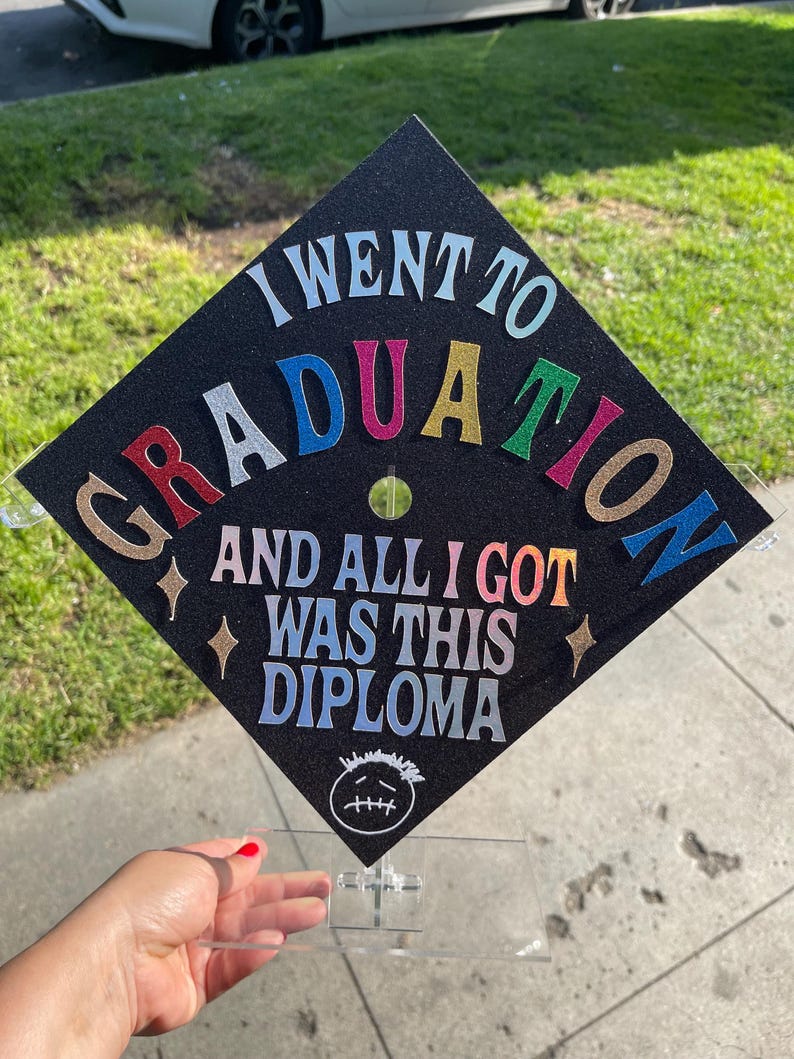 Graduation Cap Topper Class of 2026 Astroworld Handmade Topper Glitter ...