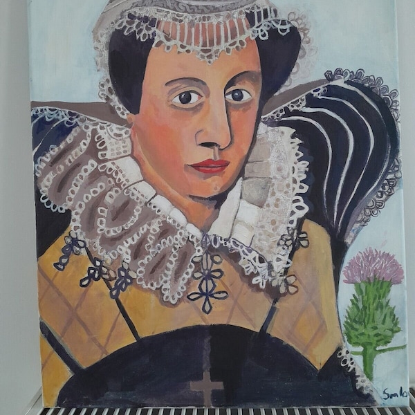 Mary Queen of Scots Painting - Etsy