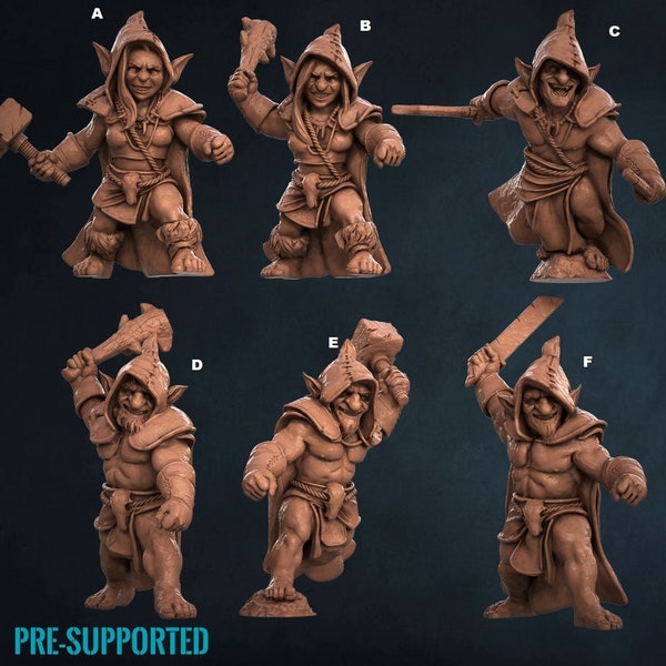 Miniature Female Goblin - Etsy