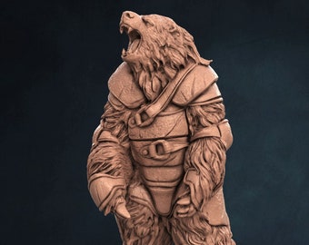 Dnd Armored Bear - Etsy