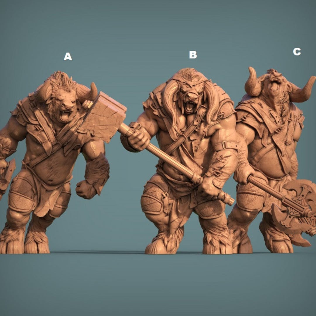 Dnd Minotaur Miniatures | D&D | Dungeons and Dragons | Roleplaying Game ...