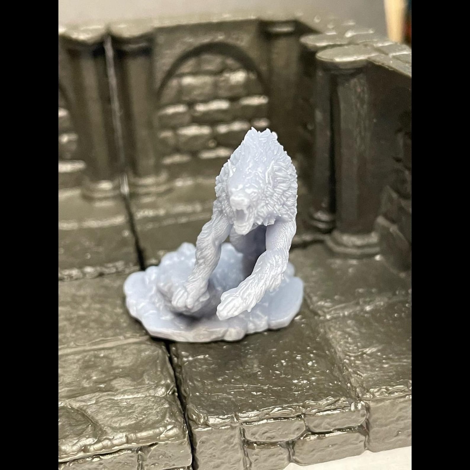 Dnd Werewolf Miniatures D&D Dungeons and Dragons - Etsy