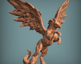 Pegasus Miniature - Etsy