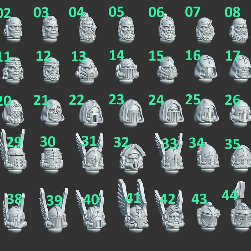 Warhammer40k Space Marine Stl Files - Etsy