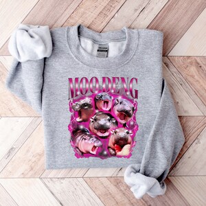 Moo Deng, Moo Deng Sweatshirt, Moo Deng Hippo, Moo Deng Memes, Meme ...