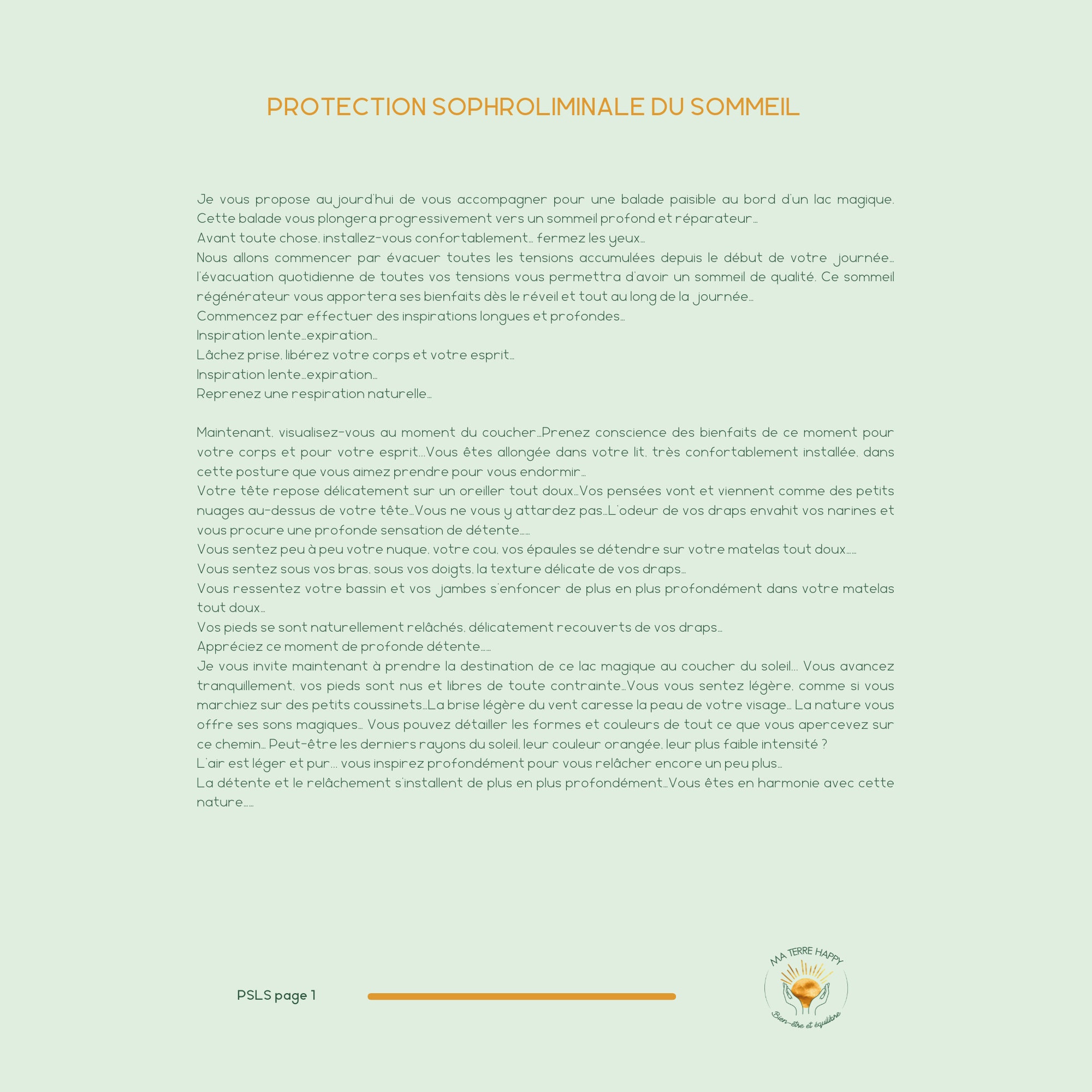 SOPHROLOGIE Textes de relaxation et méditation guidée - Etsy France