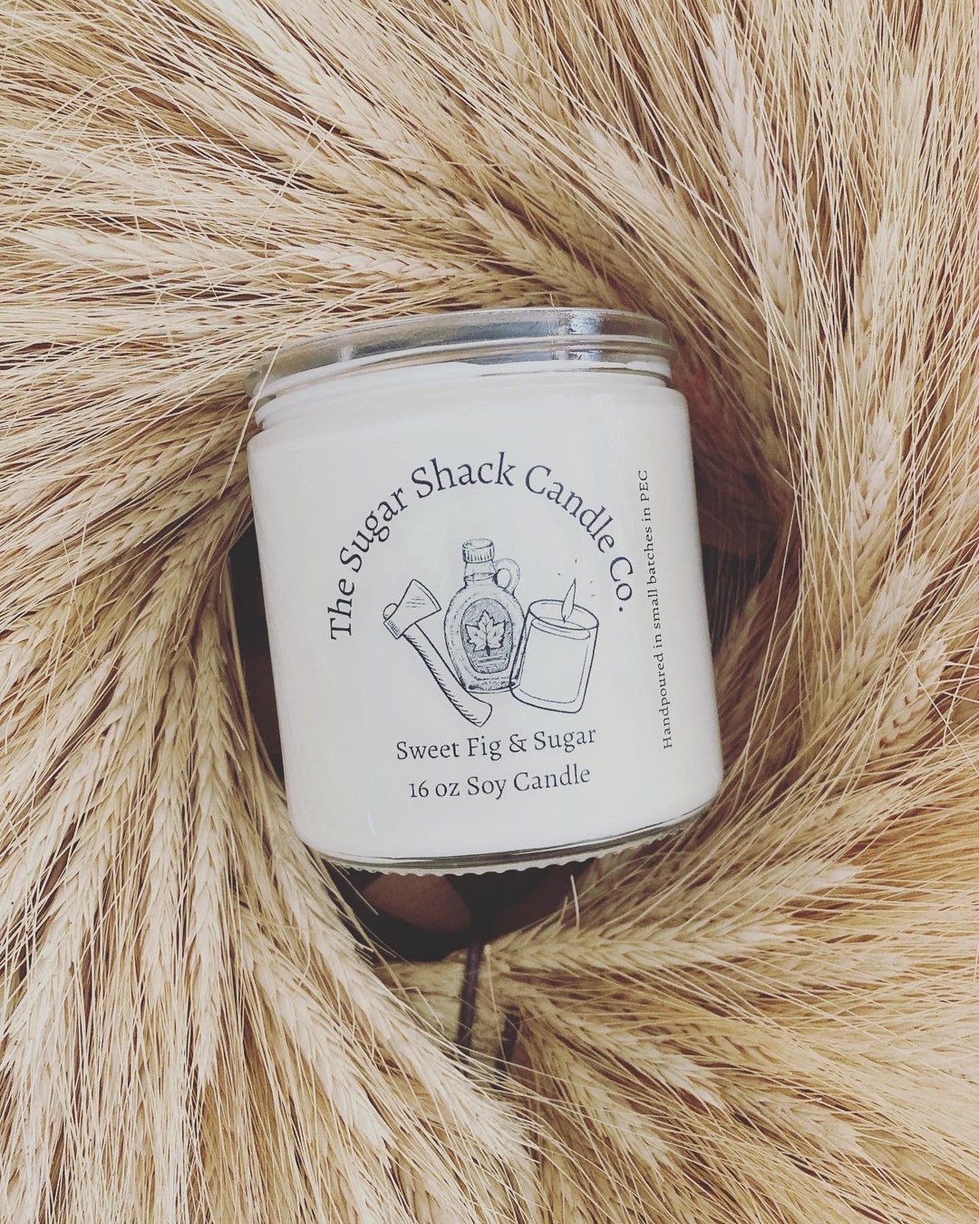 Sweet Fig & Sugar Scented Candle | Soy Wax Candle | the Sugar Shack ...